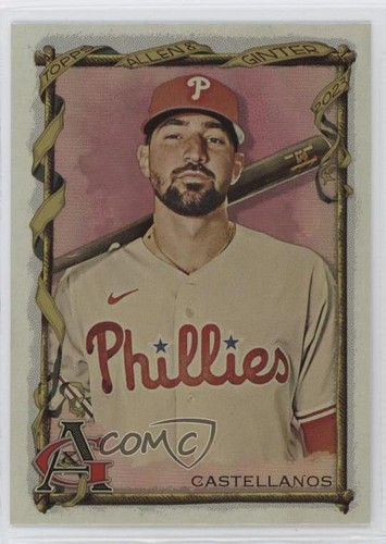 2023 Topps Allen & Ginter Hot Box Silver Portrait Nick Castellanos #189 ...