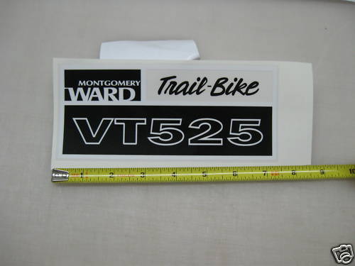 minibike mini bike decals wards sticker TRAIL BIKE | eBay