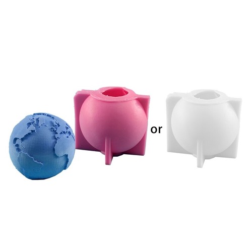 3D Globe Plaster Silicone Mold Epoxy Resin DIY Jewelry Making Tools | eBay