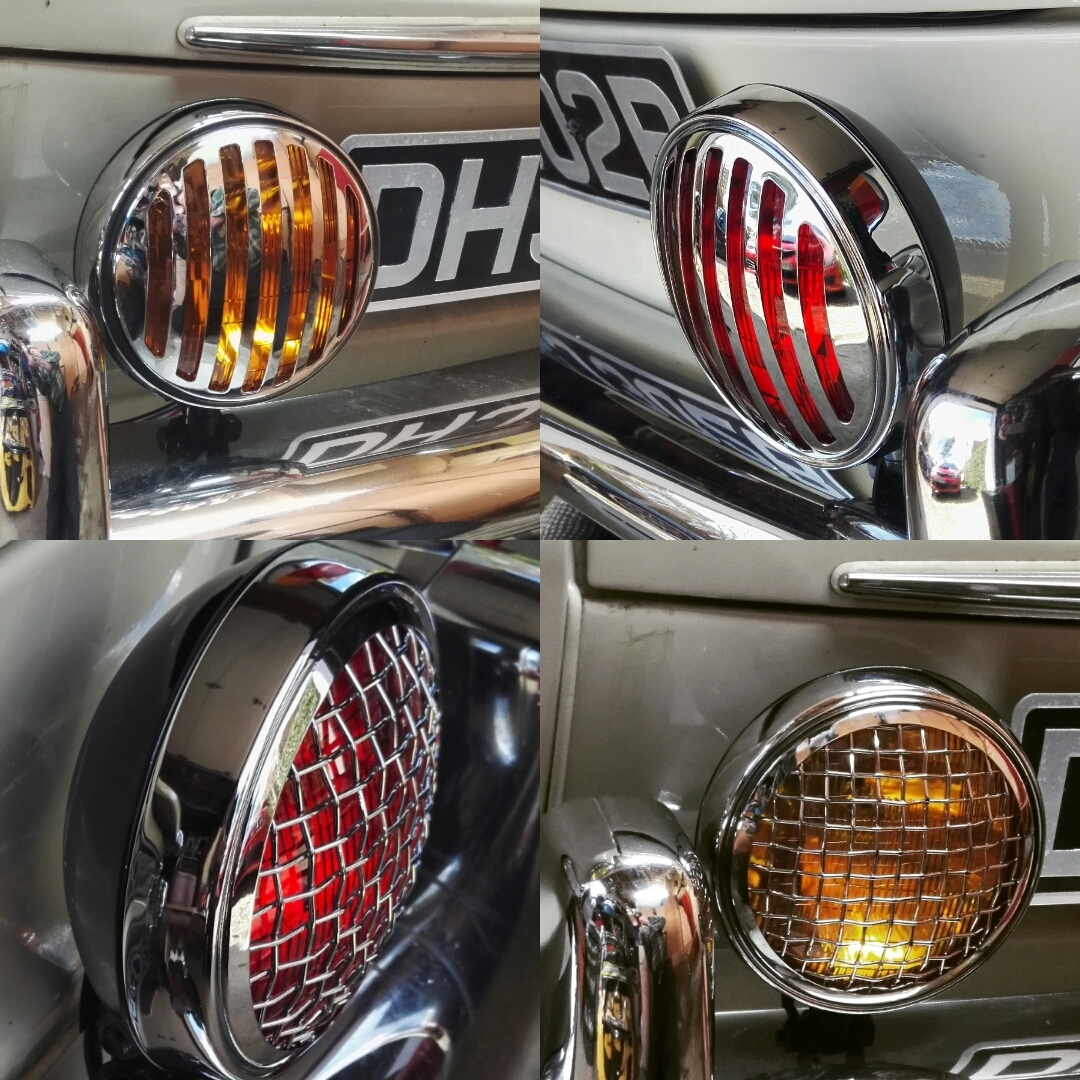 Vintage Auto Spotlights Vintage Plymouth Barracuda Glowing Under Retro