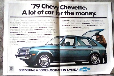 1979 Chevrolet Chevette Print Ad A lot of car for the money | eBay