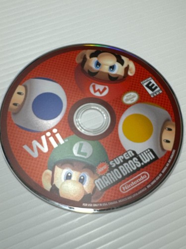 NINTENDO SUPER MARIO BROS. Wii CD Video Game For Nintendo Gaming ...