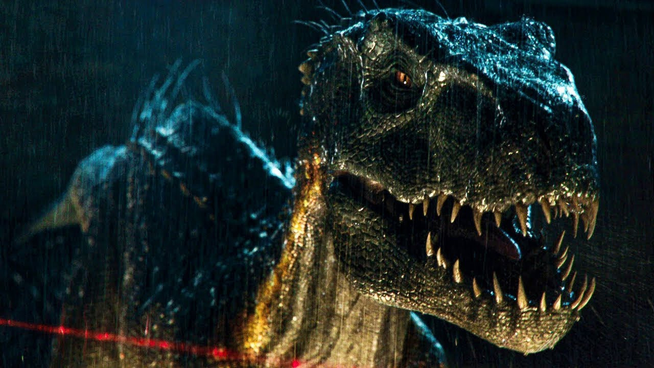 Jurassic World INDORAPTOR Dinosaur 16" GROWLS & EYES LIGHT UP RED ...