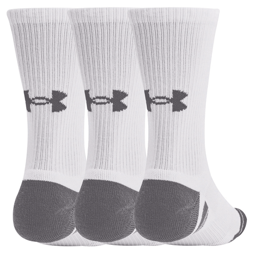 UNDER ARMOUR HEATGEAR® TECH CREW MENS GOLF SPORT SOCKS WHITE / MULTIBUY 3 PACK | eBay