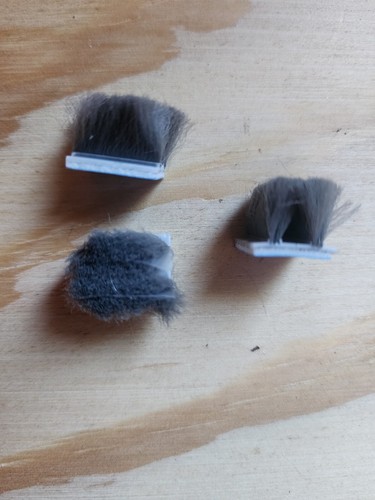 Fuzzy Insulation Pads - BLACK Help stop air from coming in your windows ...