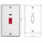 45A Electric Double Pole DP Cooker Shower Switch LED Neon Indicator ...