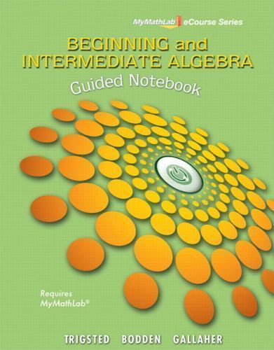 Guided Notebook for Trigsted/Bodden/Gallaher Beginning and Intermediate ...