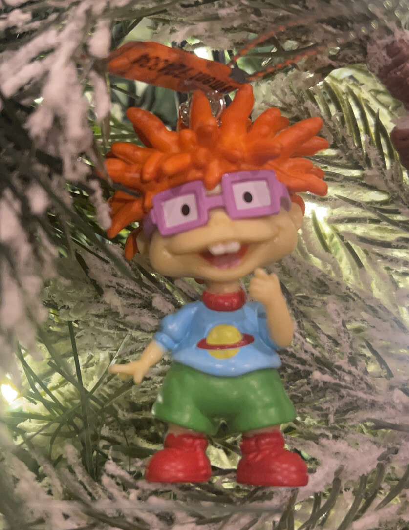 2025 Chuckie Boy Spiked Orange Hair Nickelodeon Rugrats Christmas Tree ...