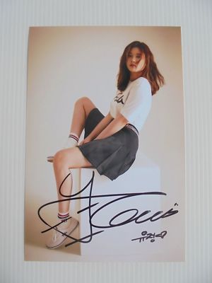 Kim Yoo Jung 4x6 Photo Korean Actress KPOP autograph hand signed USA ...