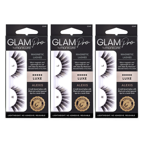 3x Manicare Glam Pro Magnetic Lashes Luxe Alexis | eBay