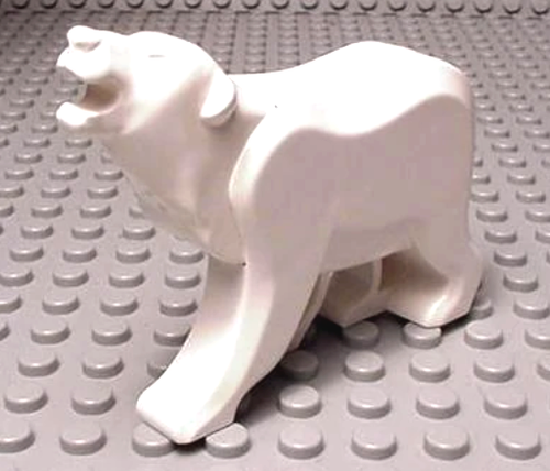 Lego White Polar Bear Town Arctic Animal Minifigure Big Figure | eBay