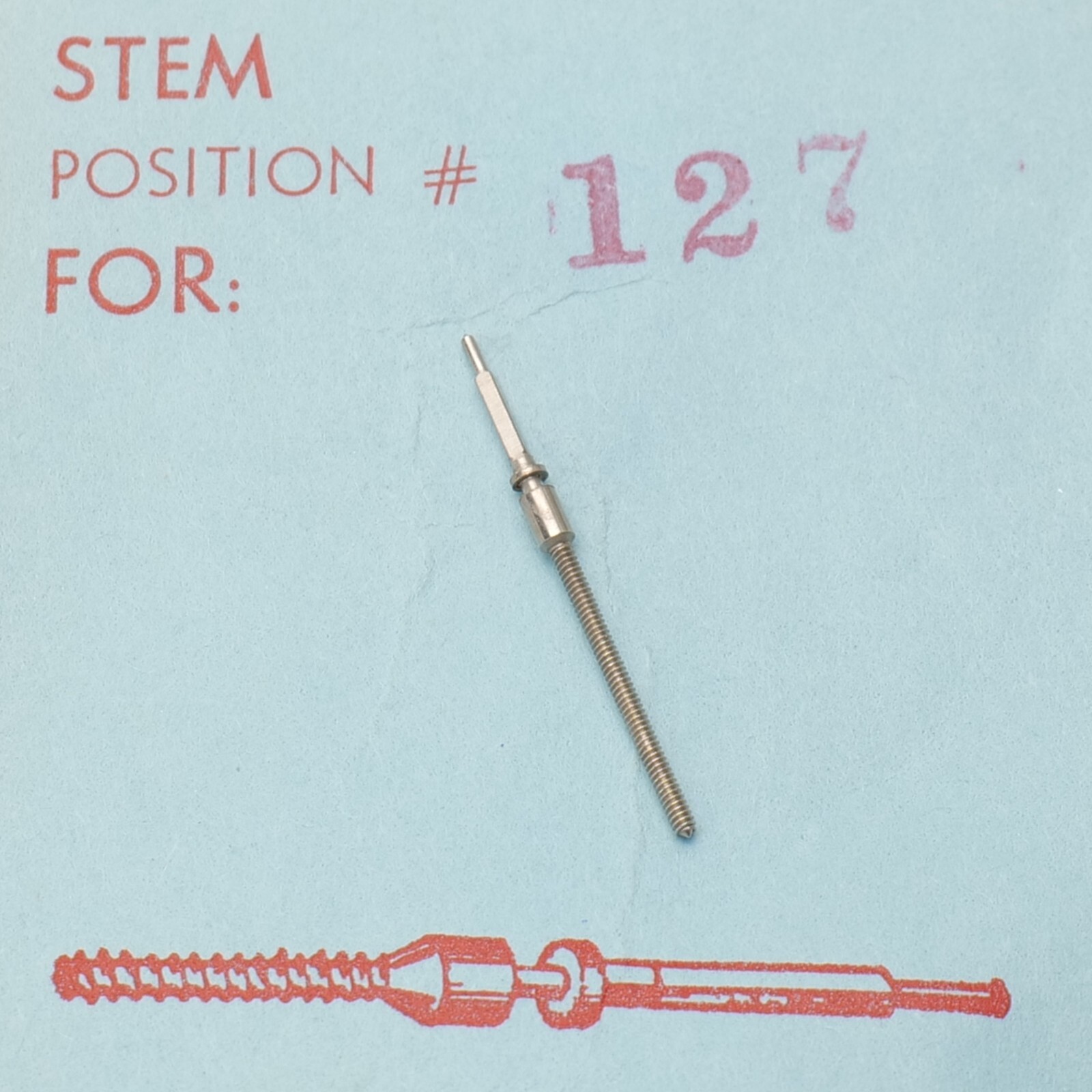 Felsa 1560 / 415 / 690 Gruen 550SS Watch Winding (1) Stem Part Bestfit ...