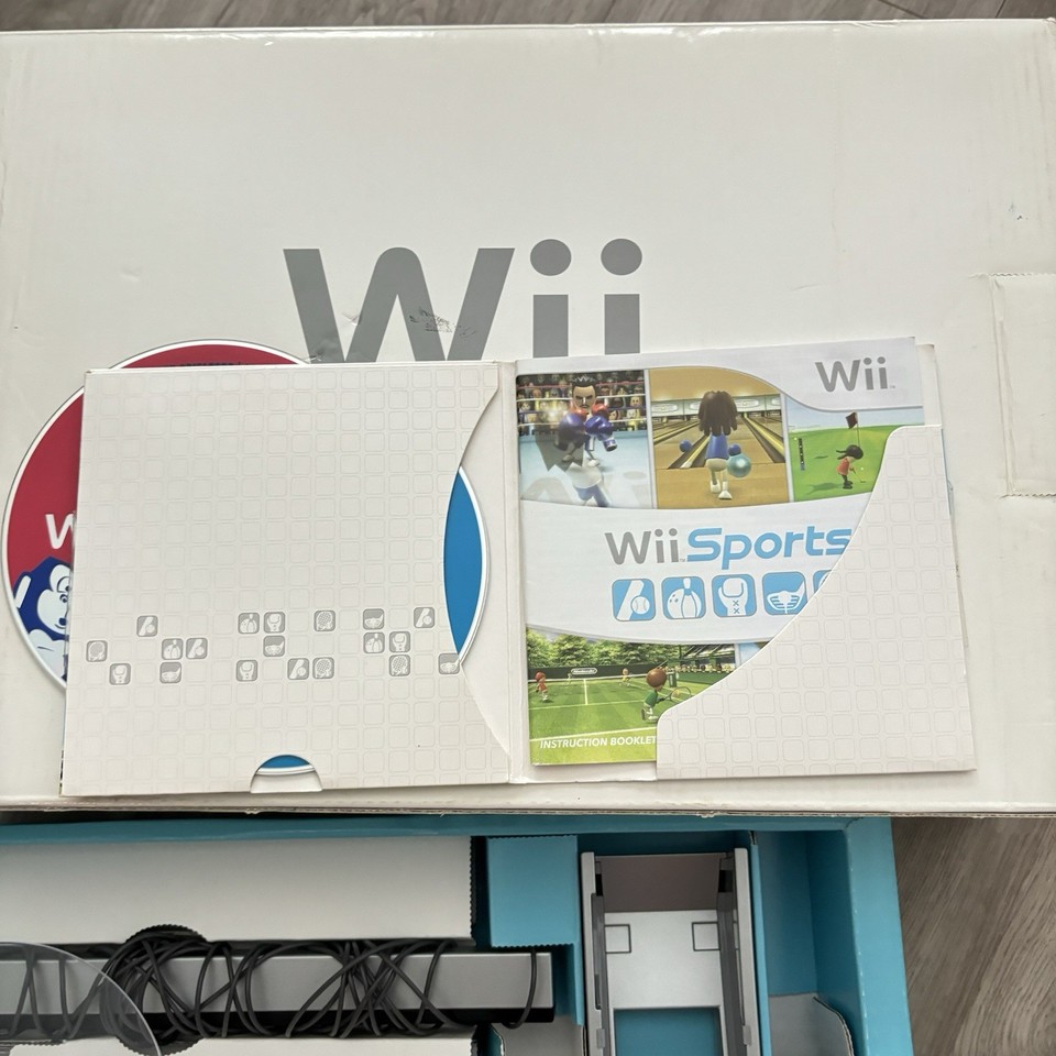 Nintendo Wii OPEN BOX - 1 Controller Wii Sports Tested Bundle ...