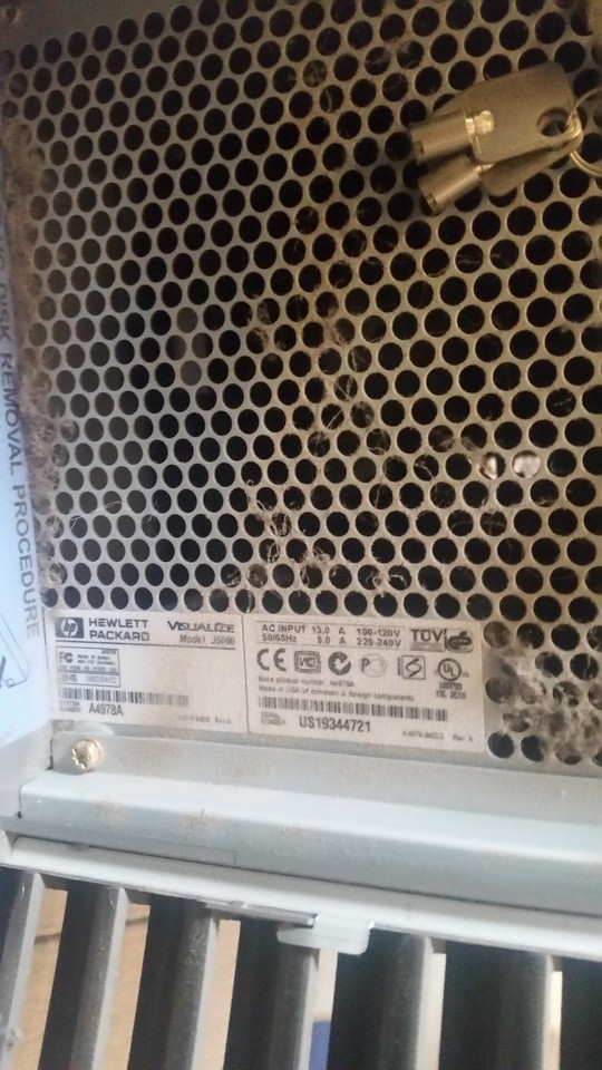 HP Visualize J5000 Workstation Server A4978A 4 Bay | eBay