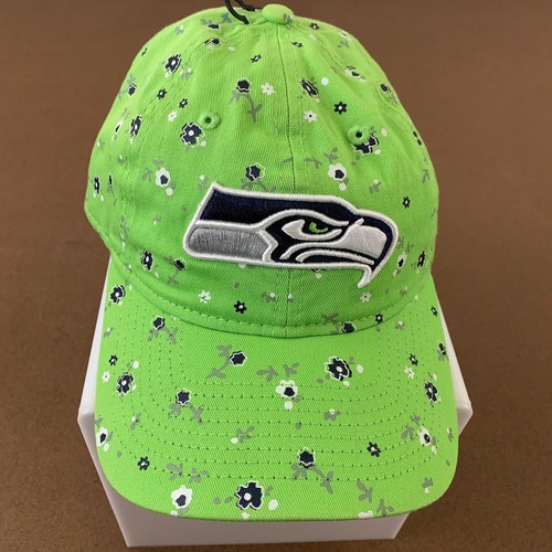 Seattle Seahawks New Era 9Twenty Women's Adjustable Strap Green Floral ...
