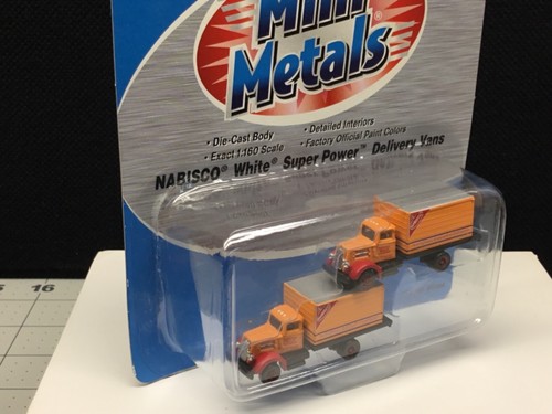 Mini Metals Classic Metal Works N-Scale Nabisco Delivery Vans | eBay