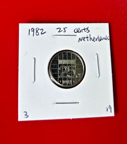 1982 Netherlands 25 Cents Coin - Nice World Coin !!! | eBay