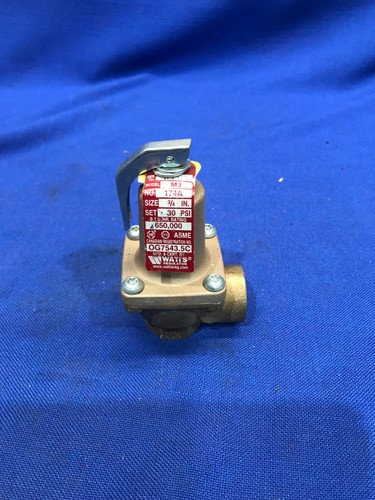 Watts 174a Pressure Relief Valve 3/4" 30 PSI 0274428 for sale online | eBay