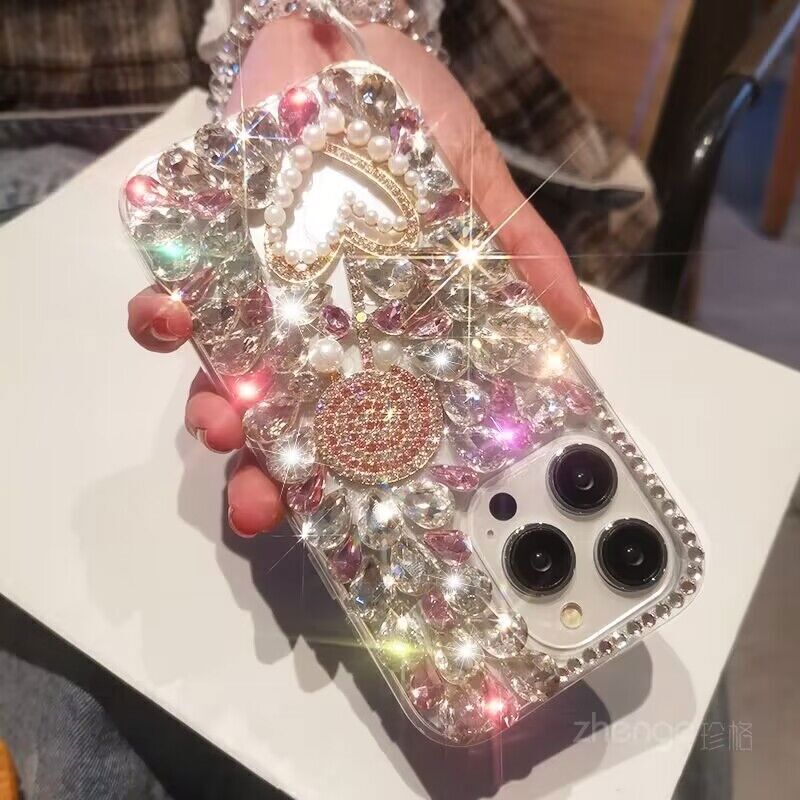 for iphone 7 8+ SE 11 12 13 14 15 16 Pro Max Case Bling Glitter ...