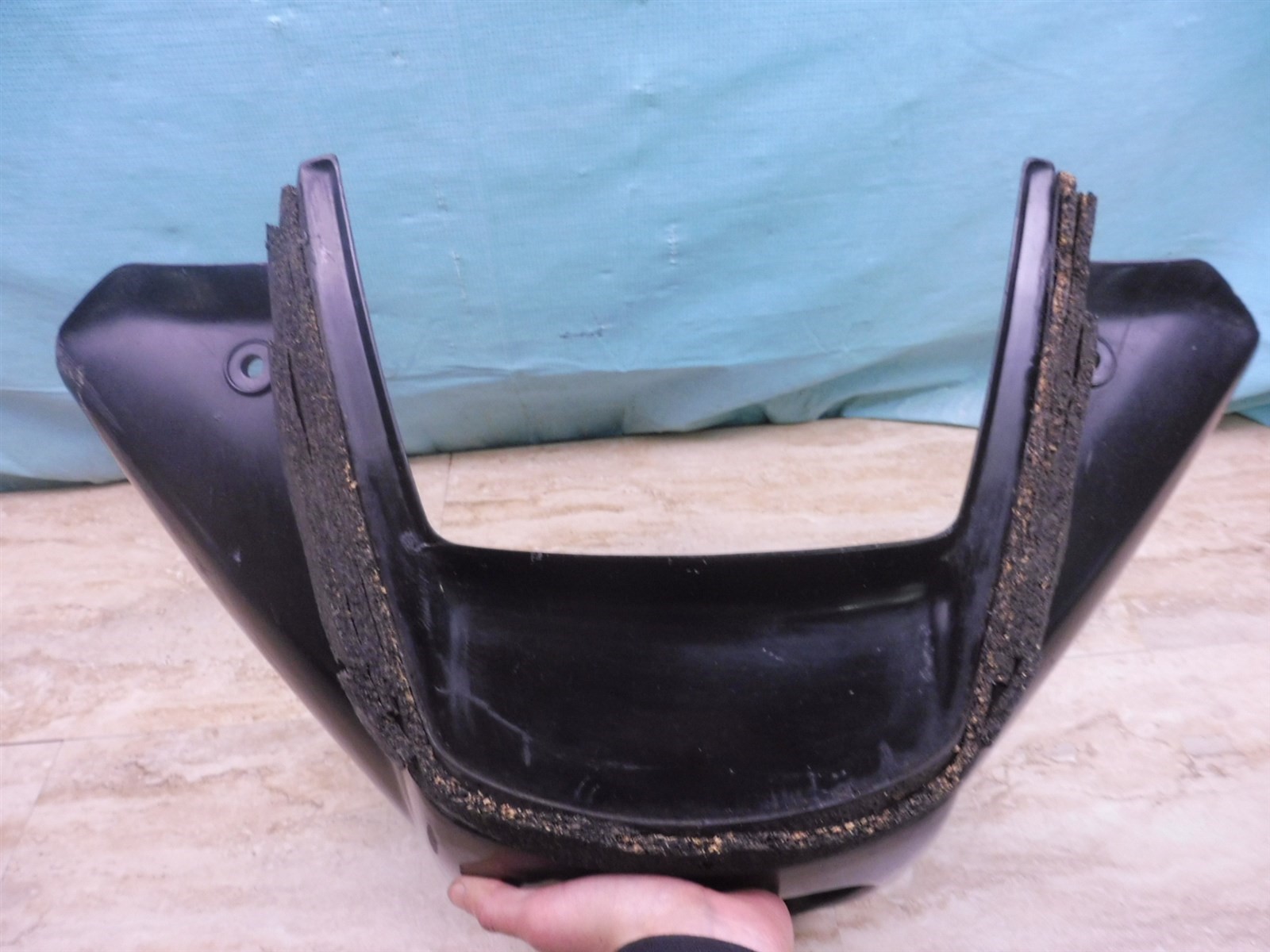 Vintage Custom Chopper Bobber Shoei FM-3 Fiberglass Bikini Fairing Cowl ...