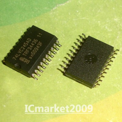 50 PCS 74LVC245AD SOP-20-7.2 74LVC245 SMD Octal Bus Transceiver 3-State ...