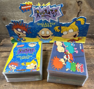 RUGRATS COLLECTOR CARDS 1997 TEMPO COMPLETE BASE CARD SET 1-100 | eBay