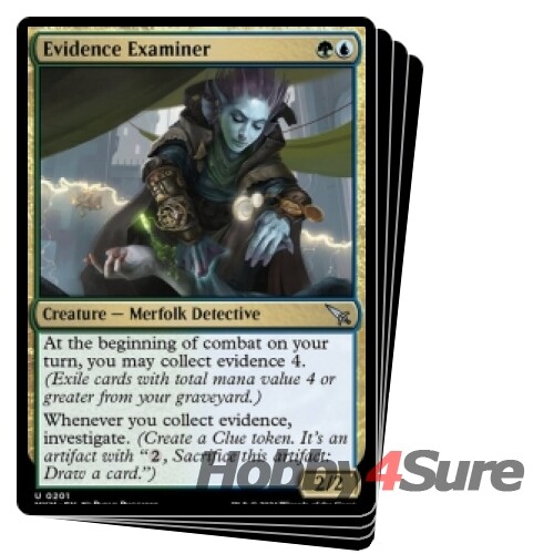 Evidence Examiner X4 M/NM Magic: The Gathering MTG Murders At Karlov ...