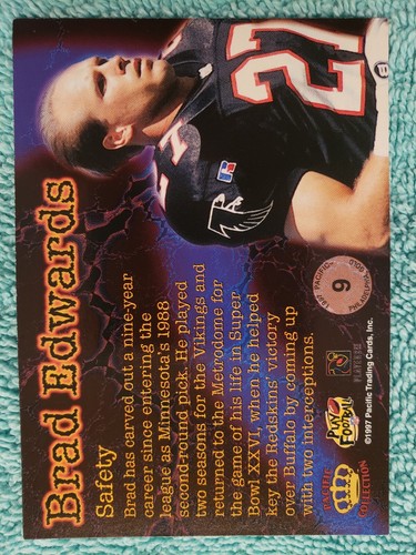 1997 Pacific Philadelphia - Philadelphia Gold #9 Brad Edwards for sale ...