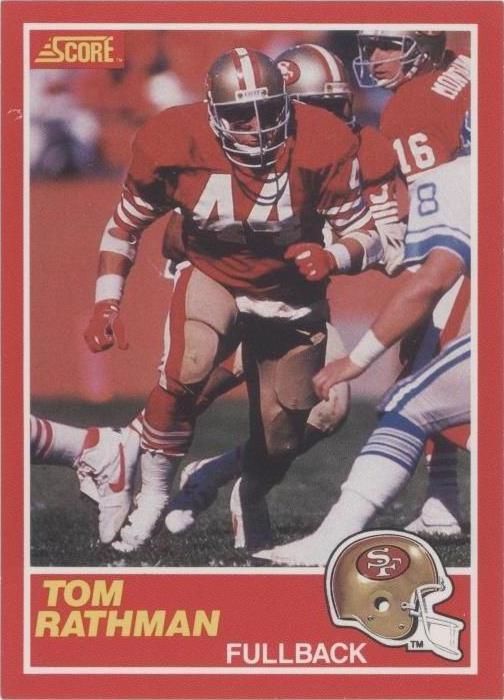 1989 Score Tom Rathman #120 for sale | eBay