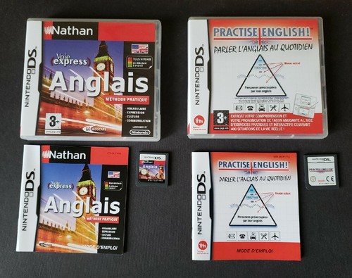 Lot 2 jeux Nintendo DS: Nathan Voie Express Anglais + Practise English ...