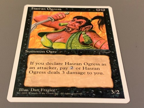 Genuine 1995 Wizards of the Court MAGIC the Gathering Deckmaster hasran ...