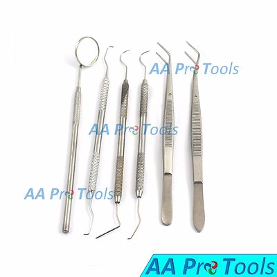 Basic Dental Exam Remover Kit, Oral Examination Set Stainless Steel Dn ...