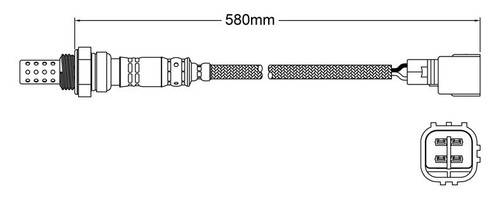 Post-Cat Right oxygen sensor for Toyota Land Cruiser Prado GRJ120 1GR ...