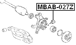Floating Bushing, Rear Suspension Knuckle Fits Chrysler 04766818AA ...