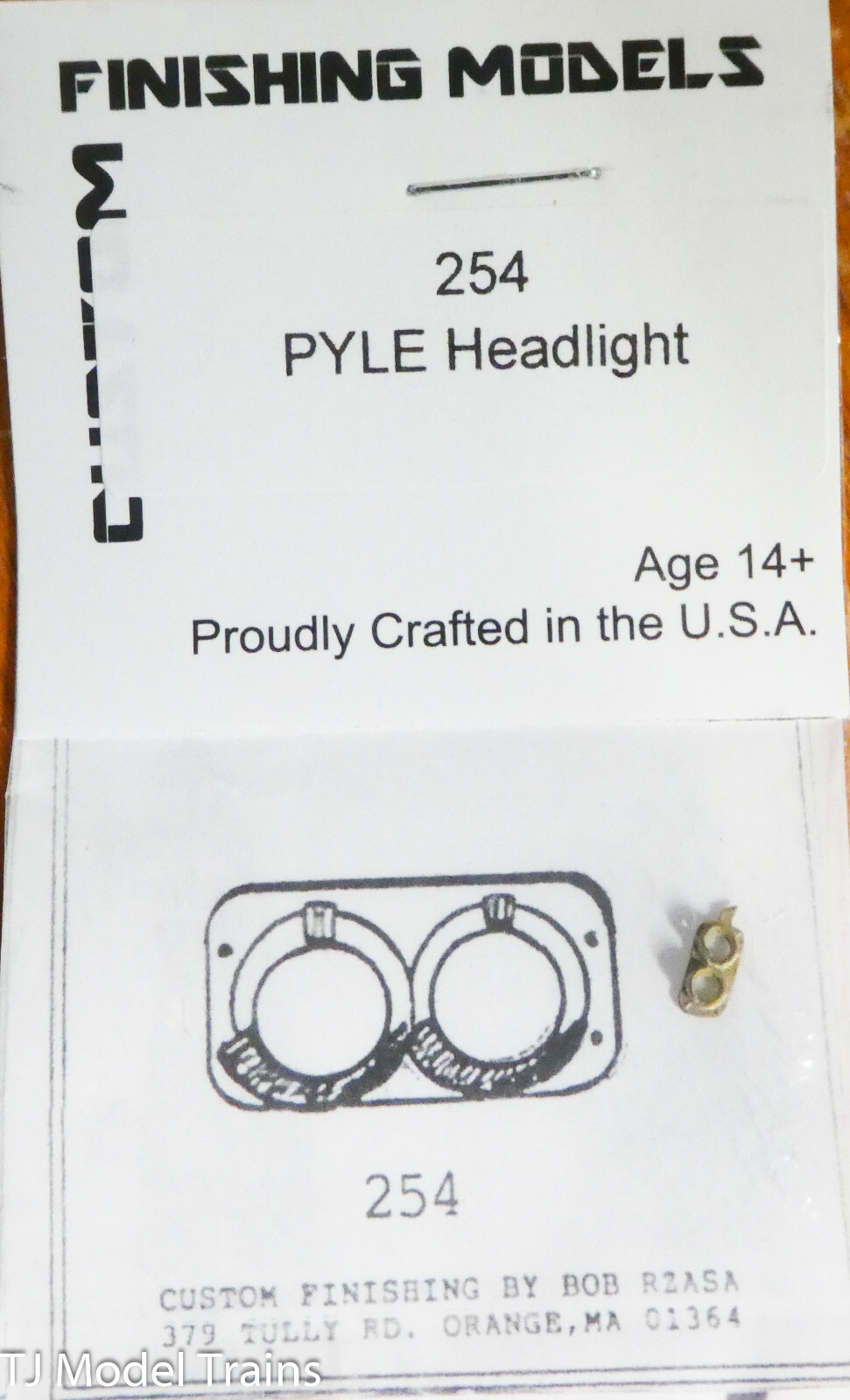 Custom Finishing Models HO #254 Dual Beam Headlights Pyle National w ...