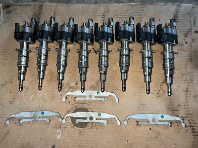 BMW 1' 3' 5' 6' 7' X5 X6 FUEL INJECTORS SET 8PC FOR ENGINES N53 N54 N63 ...