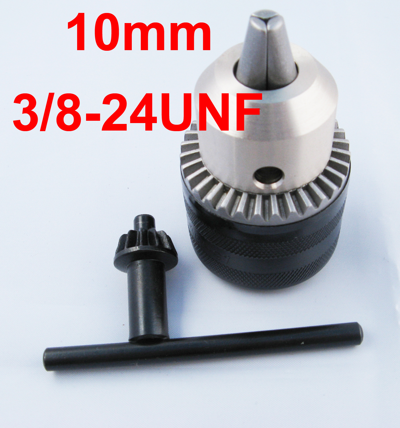 DRILL METAL CHUCK & KEY 10MM 3/8-24UNF For Makita Bosch Ryobi Hitachi ...