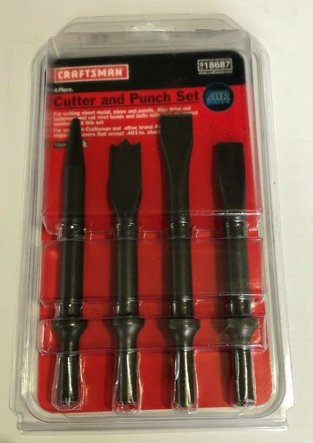 Made in USA Craftsman 4 Pc. Cutter and Punch Chisel Set 18687 for sale ...