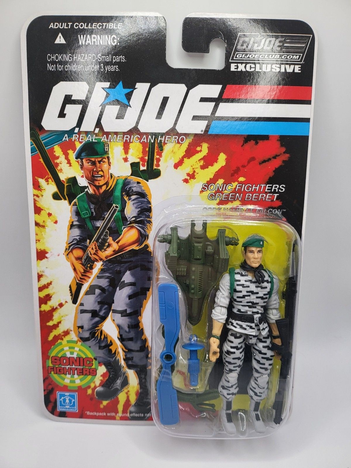 Gi Joe Collector's Club FSS Sonic Fighters Falcon open | eBay