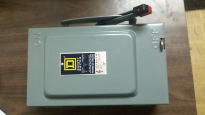 30 Amps & Under - Square D Heavy Duty Safety Switch 30Amp 240Vac