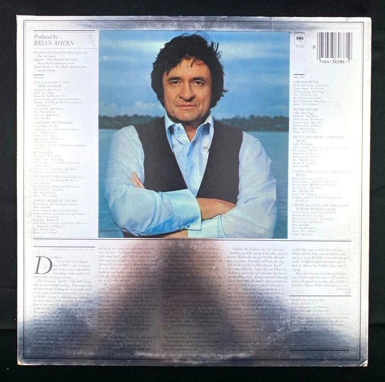 Johnny Cash Silver (1979) VTG 12" album vinyl record LP, 33 RPM NM M ...