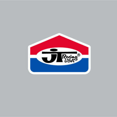 JT Racing - LOGO - Blue & Red decal | eBay