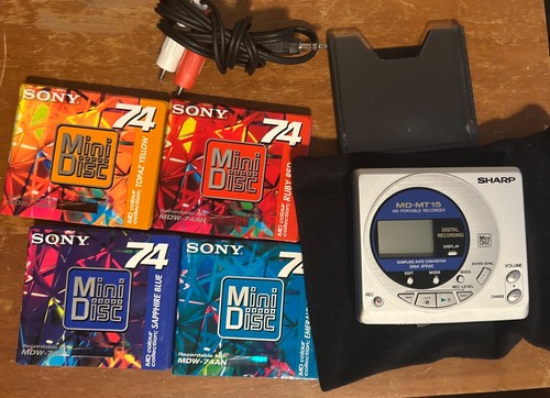 Sharp MD-MT 15 With Discs | eBay