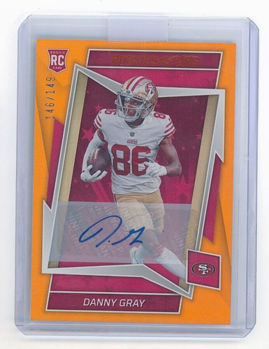 2022 Rookies & Stars Danny Gray Orange Rookie Autograph 146/149 Auto RC ...