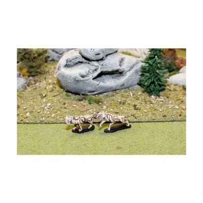 Splintered Light Animals Creatures Mini 15mm Sabertooth Tigers Pack New ...