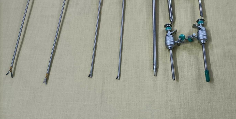 18pc Laparoscopic Gynecology Surgery Set 5mmx330mm Reusable Surgical ...