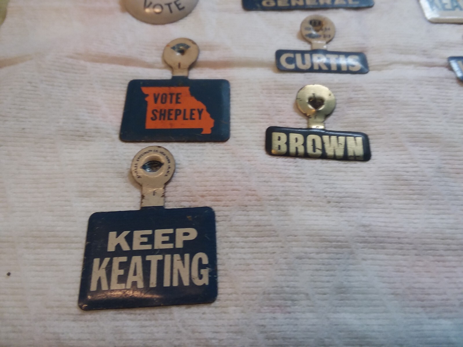 Political Pins - Nine Different 1960's Pins - Various Politicians. | eBay