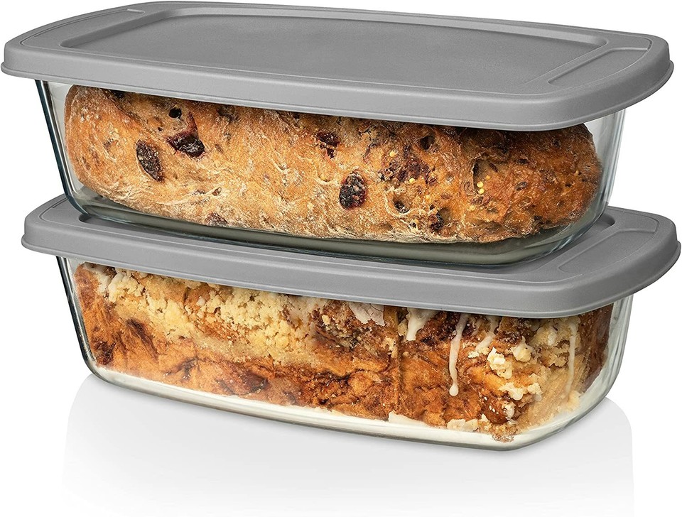 Razab LARGE Superior Glass Loaf Pan with Lid, 7.6 Cups 1800ML/1.9Qt | eBay