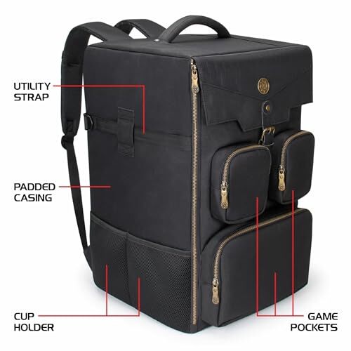 MTG Backpack TCG Card Storage for Deck Boxes, Sleeved Cards, Playmats ...
