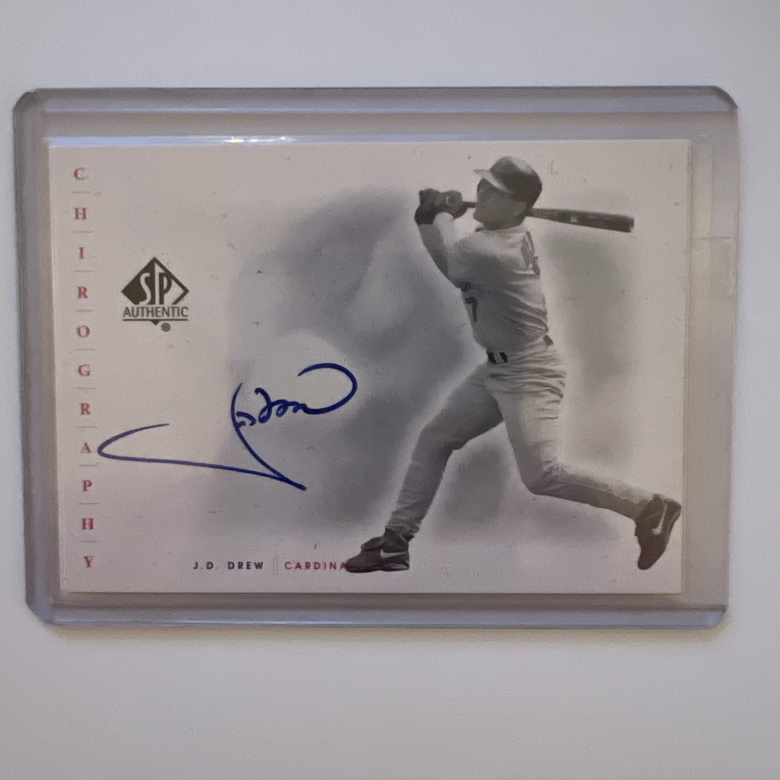 2001 SP Authentic Chirography JD Drew Autograph On Card Auto #JD | eBay